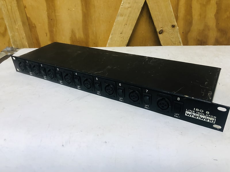 Whirlwind ISO8 8 Channel Rack Mount Line Isolator | Reverb