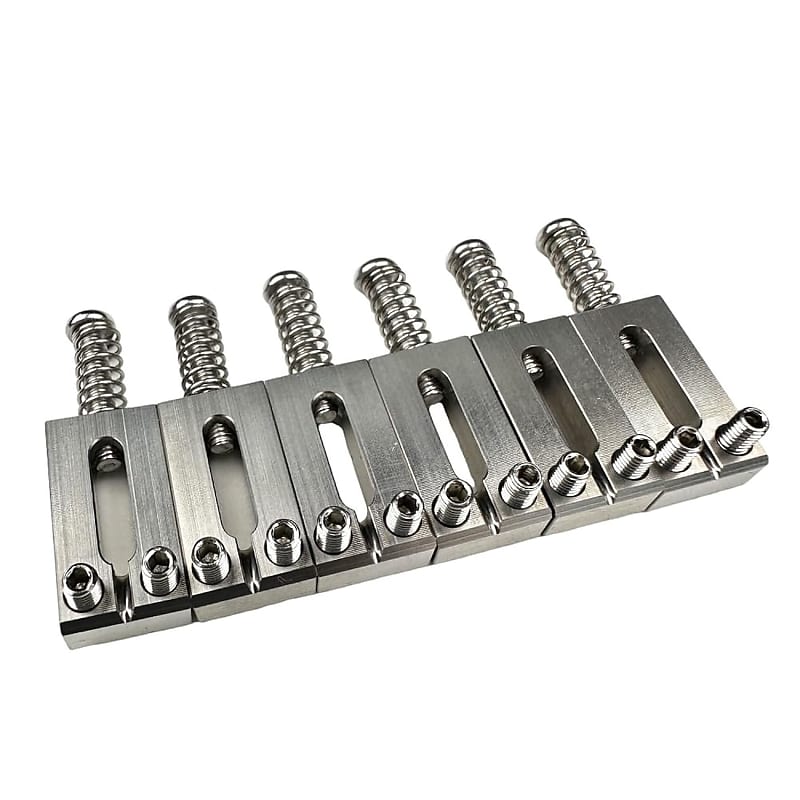 6PCS Guitar Bridge Saddles – Titanium Alloy Tremolo Bridges | Reverb