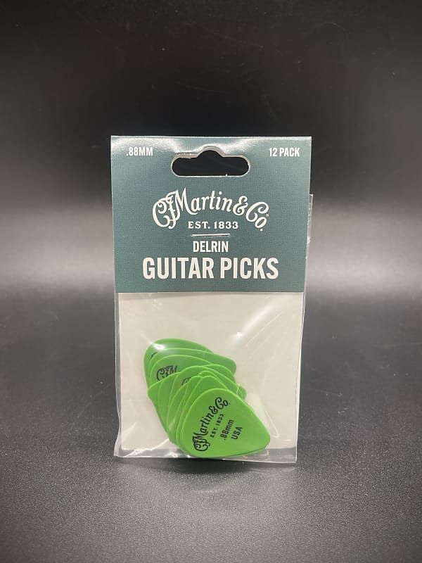 Martin Delrin Guitar Picks .88mm | Reverb