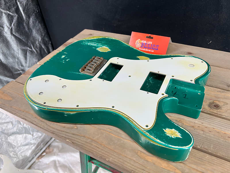 Real Life Relics 72 Tele® Deluxe Body Aged Sherwood Green | Reverb
