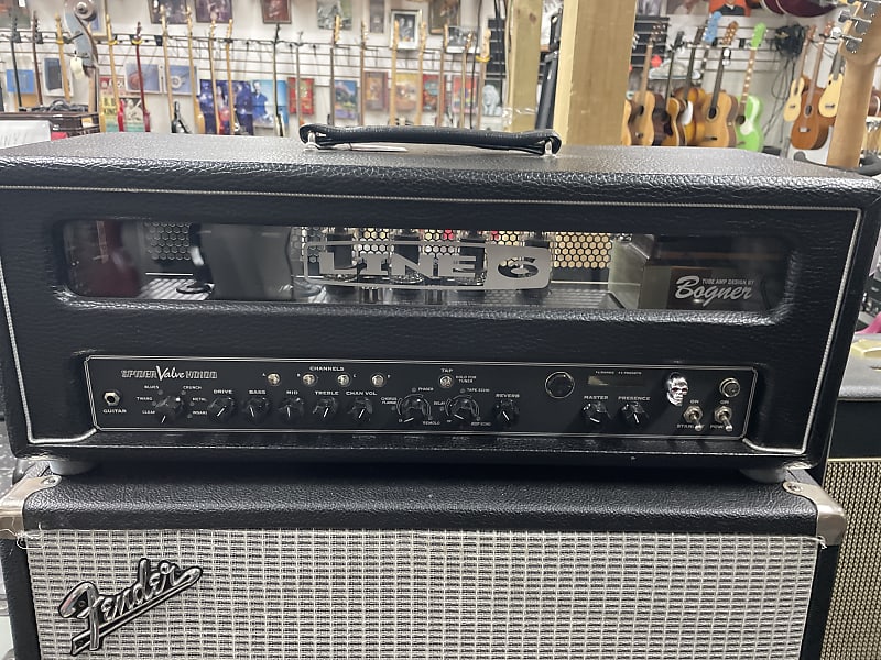 Line 6/Bogner Spider Valve HD100 head - Black | Reverb