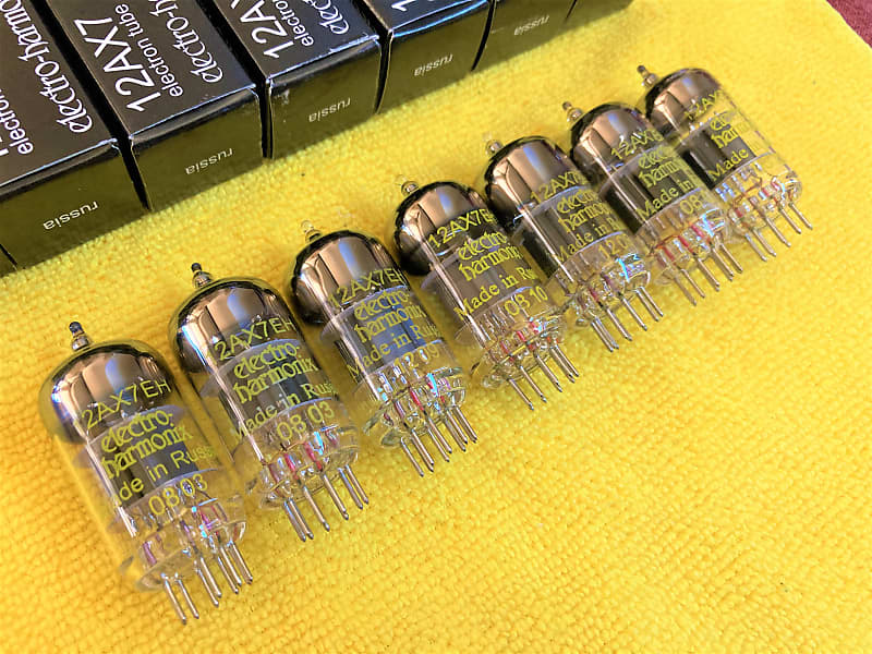 7X Electro-Harmonix 12AX7 Preamp Tubes - New In Box | Reverb