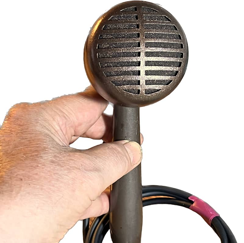 Vintage 1940's Shure 707A Brown Bullet Microphone, restored, | Reverb