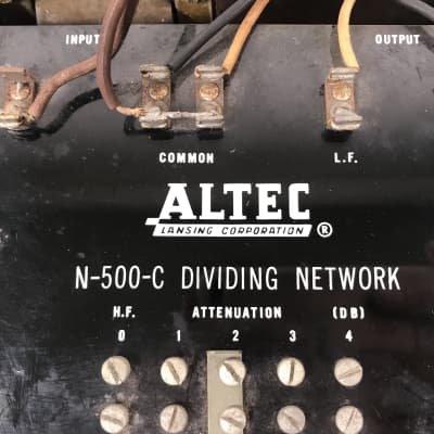 Altec-Lansing N-500-C - Original Vintage Crossover Unit | Reverb