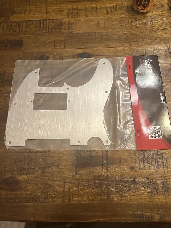 Kaish 8 hole Aluminum Tele pickguard Unk - Aluminum | Reverb