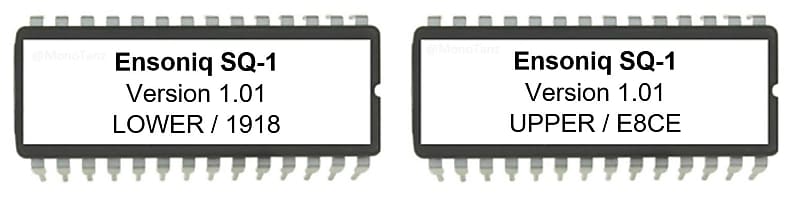Ensoniq SQ-1 OS v1.01 EPROM Firmware Upgrade Update for SQ1 | Reverb