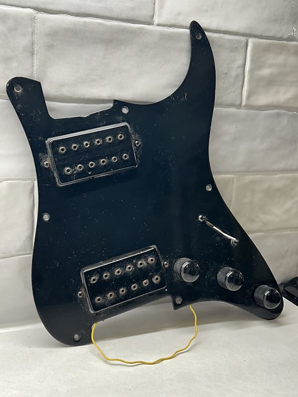 Schecter Pickguard w/all controls and pickups | Reverb
