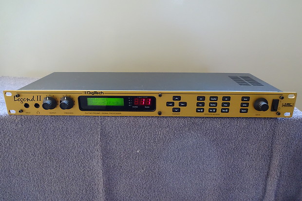RARE DigiTech Legend 2 II 1994 Black/Gold GSP21 GSP 21 | Reverb