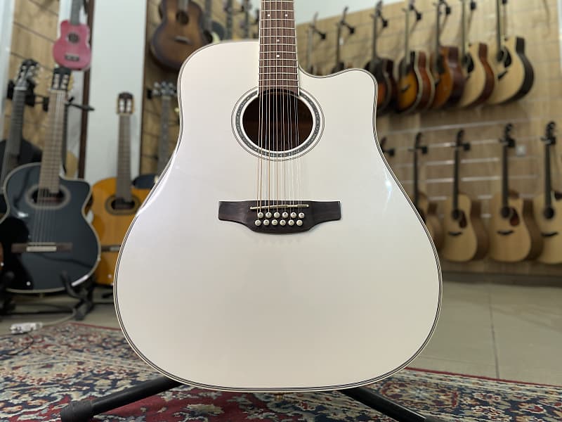 Takamine GD38CE EPW Pearl White – 12 Strings | Reverb