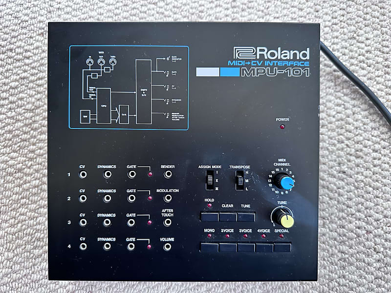 Roland Mpu 101 1970s Black Reverb