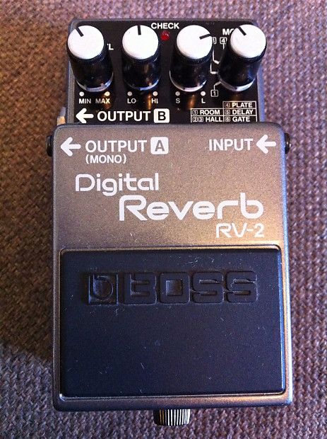 BOSS RV-2 Digital Reverb 1990's Grey | Reverb