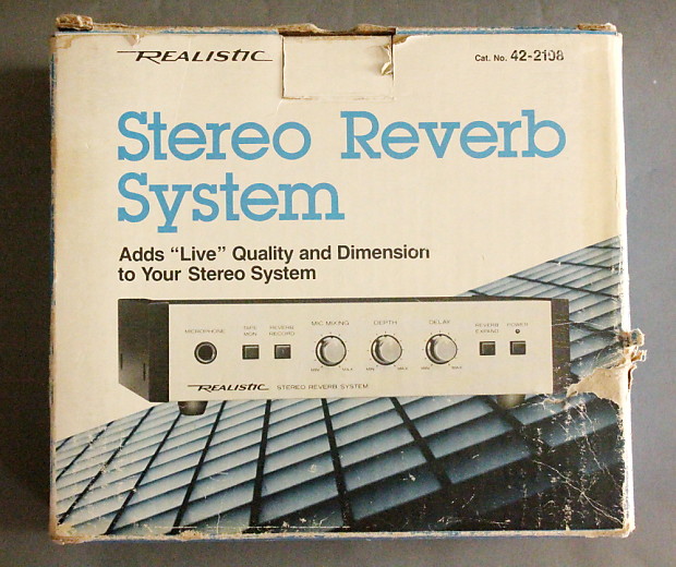 Vintage 80's Realistic Stereo Reverb System With Analog Delay | Reverb