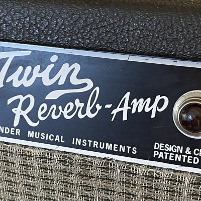 Fender Twin Reverb 1970s Blackface Head | Reverb