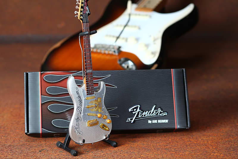 Custom Harley Davidson Fender Stratocaster Miniature Replica | Reverb