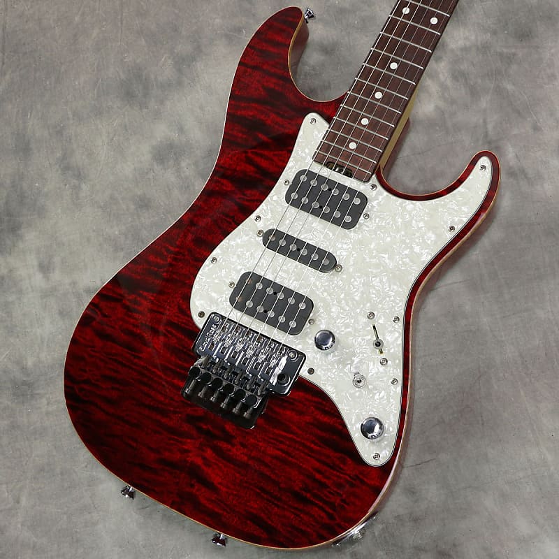 Schecter EX-V-22-CTM-FRT Black Cherry - Shipping Included* | Reverb