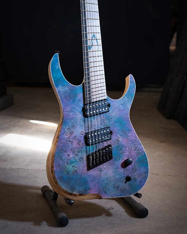 Skervesen Raptor 7FF 2025 Poplar Burl "Nebula" | Reverb