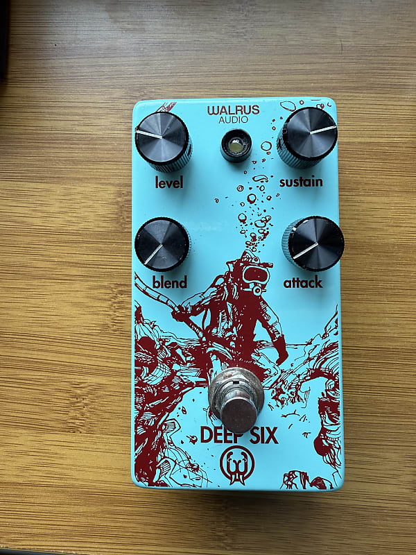 Walrus Audio Deep Six Compressor V1 2012 - 2018 - Blue / Red | Reverb