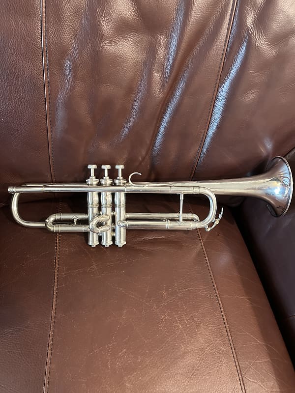 King Master Model Bb trumpet (Triple silver plated) (1929) | Reverb