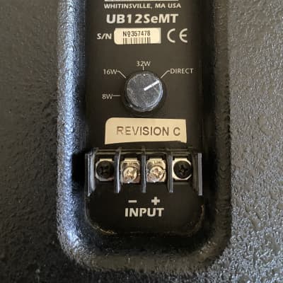 EAW UB12 SeMT Black | Reverb