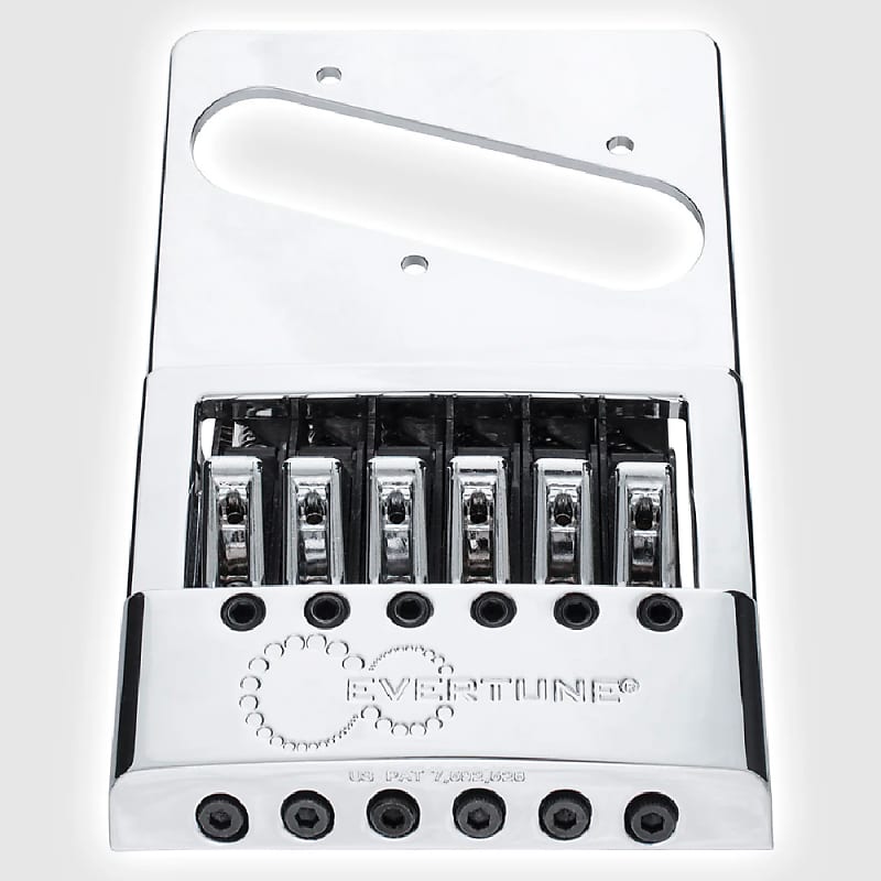 Evertune ET001TC T Model 6 String Bridge for Tele Style | Reverb