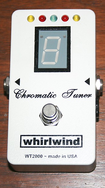 Whirlwind WT2000 White Chromatic Tuner | Reverb