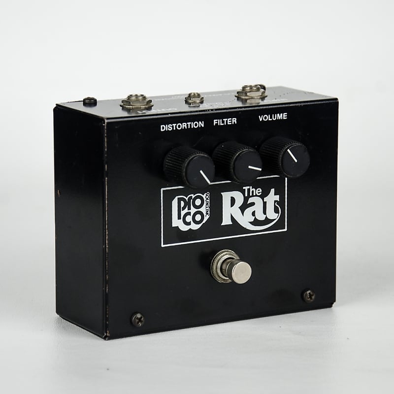 Vintage 1983 Pro Co The Rat Pedal, V2, Super Clean | Reverb