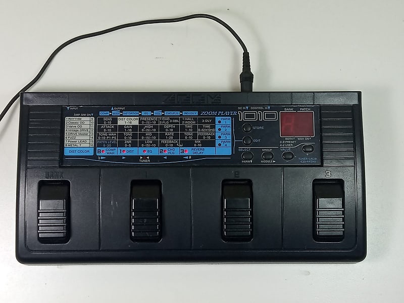 Zoom 1010 Multi Effects Processor Guitar Pedal 1990 | Reverb