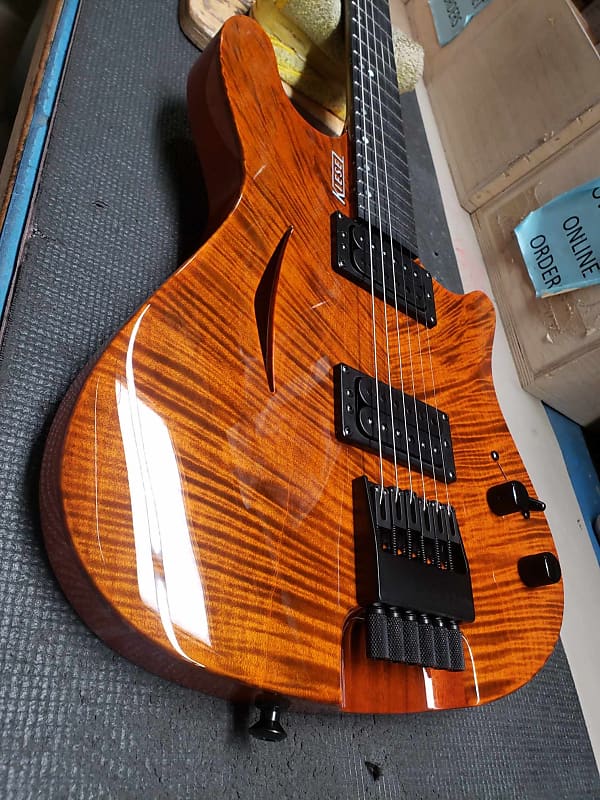 Kiesel Tim Miller Signature model - Trans orange over master | Reverb