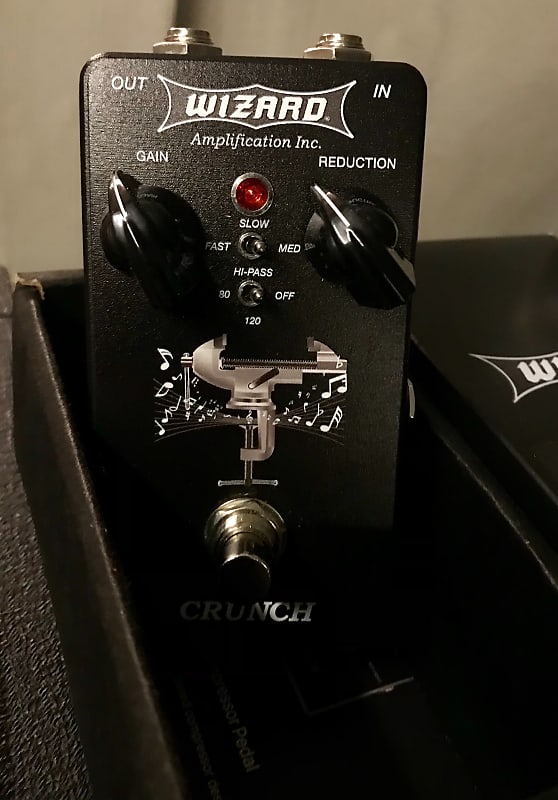 Wizard Amplification Crunch Compressor 2021 - Black | Reverb