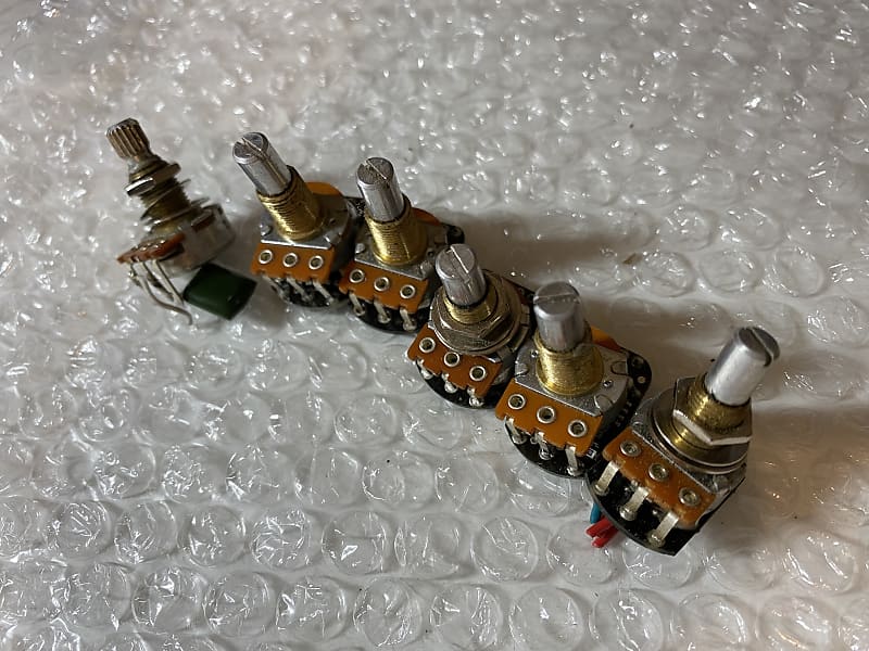Set of six EMG 25k potentiometers | Reverb