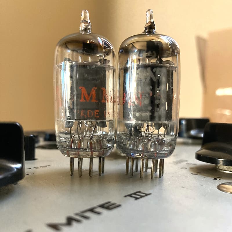 2x GE Long Plate 12AX7/ECC83 Tubes - Hammond Rebranded | Reverb