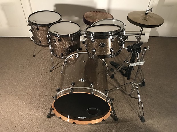 ddrum Dominion Ash 4pc Kit Copper Sparkle | Reverb