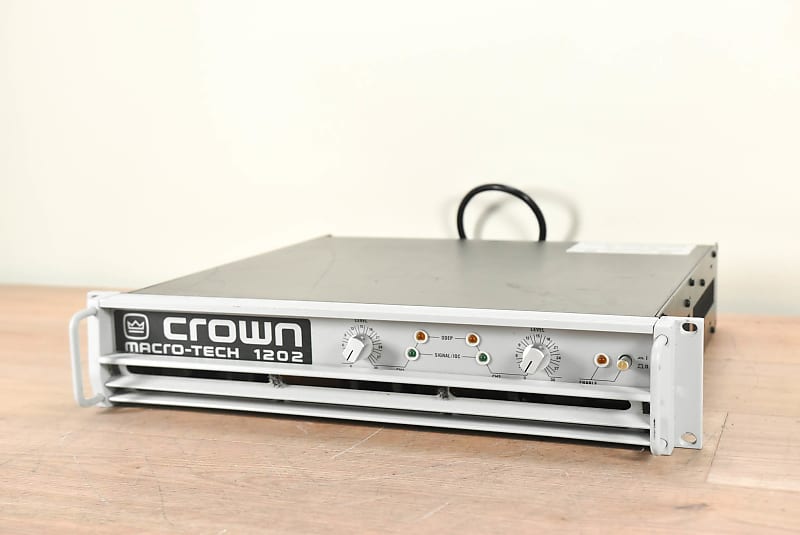 Crown Macro-Tech 1202 2-Channel Power Amplifier CG003JU | Reverb