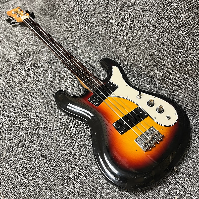 Univox Hi Flier Phase II Electric Bass Sunburst MIJ | Reverb