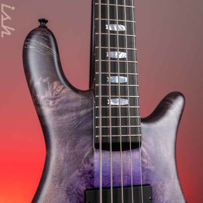 Spector USA NS-5XL 5-String Bass Purple Reverse Burst | Reverb
