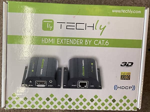 TECHLY Hdmi extender by cat.6 | Reverb