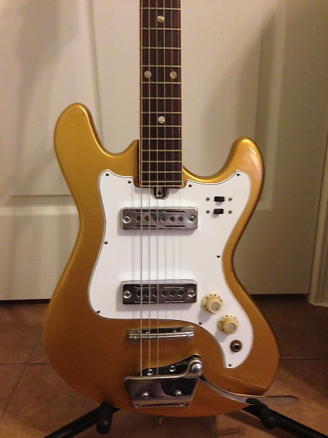 Vintage 1960's Tiesco/Kawai Telestar Gold Finish Electric | Reverb