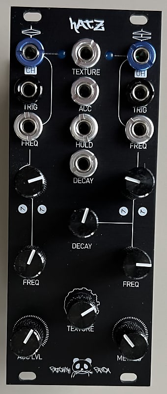 Patching Panda Hatz - eurorack hi hat (black) | Reverb