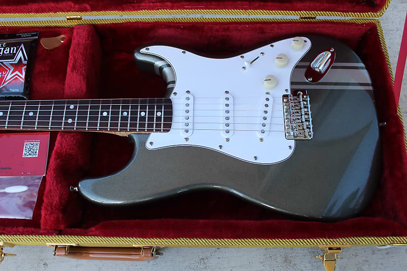 Warmoth John Mayer Racing Stripe Tribute Strat Stratocaster - | Reverb