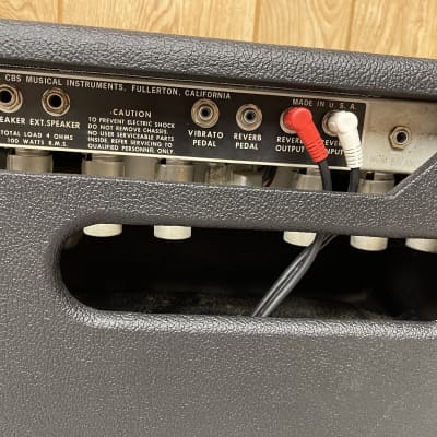 Fender Twin Reverb Vintage 100W Silverface Amp Head | Reverb