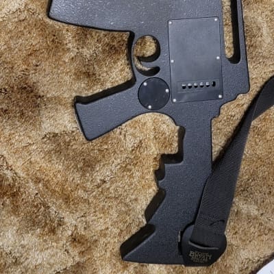 SHS International AR 15 NRA Ted Nugent guitar - Black | Reverb