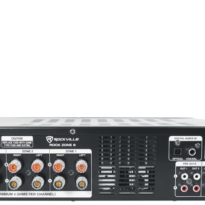 Rockville Rock Zone 8 Channel Multi Room Receiver+(16) 8" | Reverb