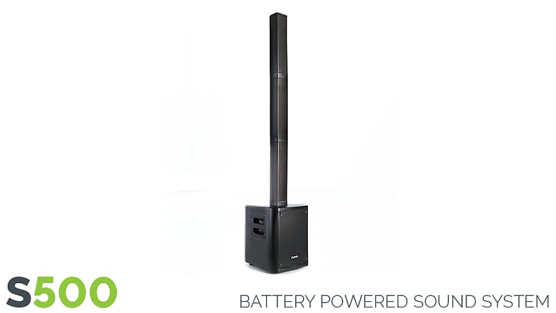 S500 400W Battery Powered Column Array System | Reverb