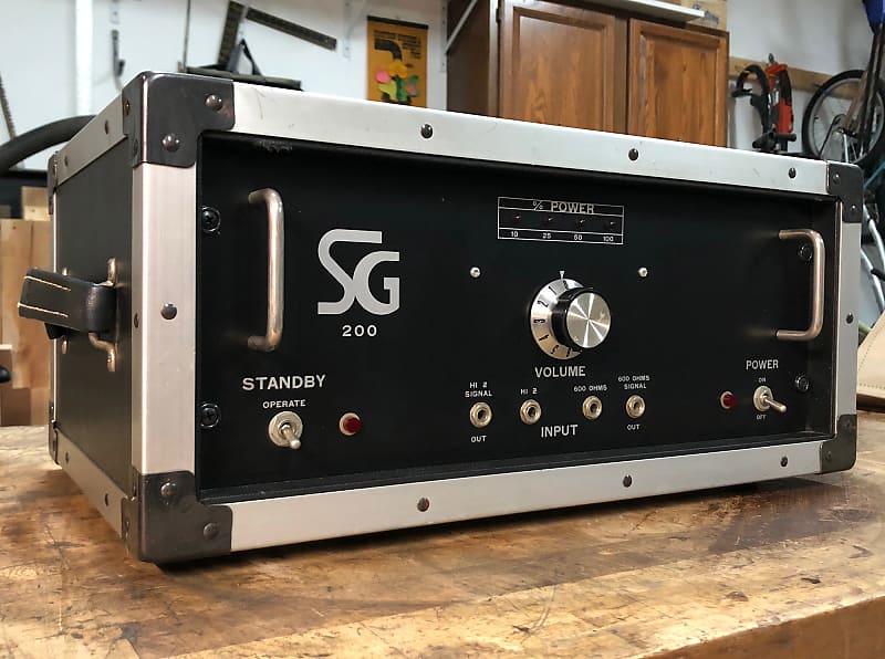 Vintage 1974 SG Systems SG-200 power booster/slave amp head - | Reverb