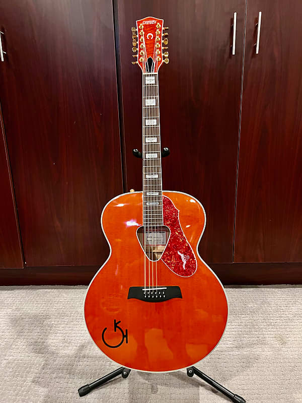 Gretsch G6022/12 Rancher 12 String 1992 - Orange | Reverb