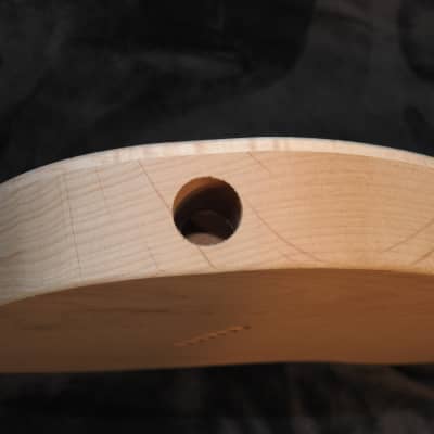 Unfinished Telecaster Body Book Matched Flame Maple Top 2 | Reverb