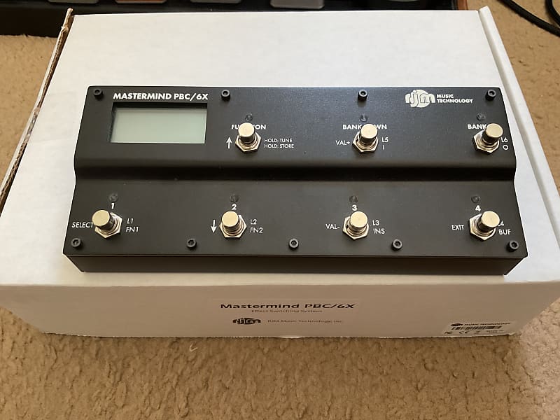 RJM Mastermind PBC 6X - Black 2022 - Black | Reverb