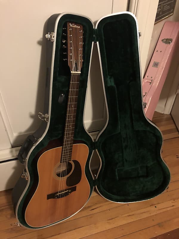 1970s Bruno Ventura V-17 12 string acoustic guitar with | Reverb