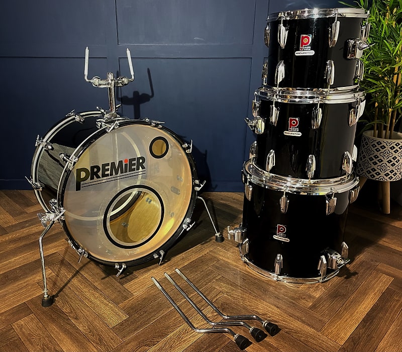 Premier Projector Shell Pack Drum Kit / Black / 22" 16" 14" | Reverb
