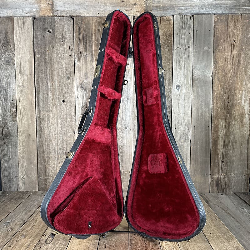 Hamer Flying V case Vector - Black 1980s | Reverb Australia